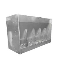 China Weaning Pig Stainless Steel Feed Trough Food Trough For Pigs for sale