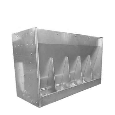 China Weaning Pig Stainless Steel Feed Trough Food Trough For Pigs for sale