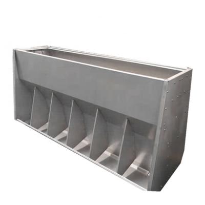 China Weaning Pig Livestock Feeding Equipment Stainless Steel Hog Feeders for sale