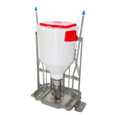 China Husbandry Livestock Feeding Equipment Plastic Piglet Feed Trough 80L 100L for sale