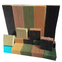 China Hot Galvanized Steel Evaporative Cooling Pad Wall For Greenhouse Poultry Pig Farm for sale