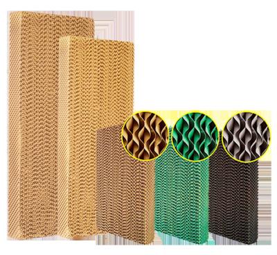 China Honeycomb Cardboard Livestock Barn Ventilation Evaporative Cooler Pads for sale