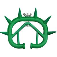 China Green Plastic Calf Nose Weaner Anti Sucking Calf Spiked Nose Ring for sale