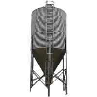 China Silo Grain Bin For Livestock Feeding 275g Sqm Zinc Coated Feed for sale