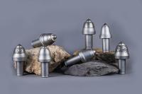 China Roadheader cutter drum comsumption tool/Point-attack rock cutting tools for sale