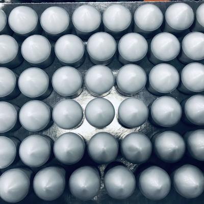 China DTH ø9mm Tungsten Carbide Buttons Silver Gray In Medium Hard Rock Layers for sale