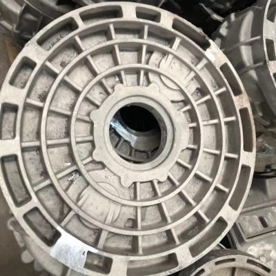 China Sandblasting Flywheel Aluminum Alloy Casting Heavy Duty Equipment Parts ADC12 for sale