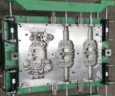 China Custom Aluminum Die Casting Molds for Automotive Parts - Heat Treatment & Low Maintenance Tooling with 18-20mm Thick Plates for sale