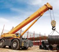 China Lifting Machinery Used Rough Terrain Crane XCR120  Pre Owned Crane Truck for sale