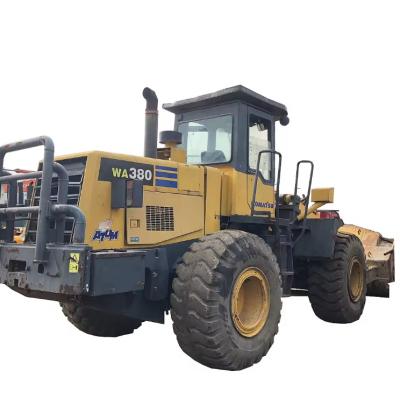 China Yellow Second Hand Loader WA380 Load 6 Ton Used Komatsu Loader for sale