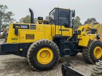 China Yellow Second Hand Loader WA380 Load 6 Ton Used Komatsu Loader for sale