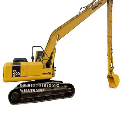 China 18meters Length Long Reach Boom Excavator  Pc220-7 Komatsu Digger for sale