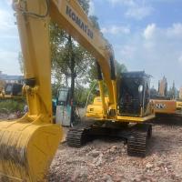 China Yellow Used Komatsu Pc220 Excavator Hydraulic Crawler 22 Ton Digger for sale