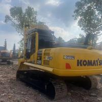 China Yellow Used Komatsu Pc220 Excavator Hydraulic Crawler 22 Ton Digger for sale