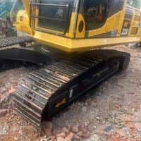 China Yellow Used Komatsu Pc220 Excavator Hydraulic Crawler 22 Ton Digger for sale
