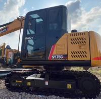 China 7 Ton Sany Sy75c Excavator Used Small Excavator Good Condition for sale