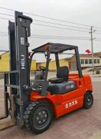 China Heli Second Hand Forklift Used Diesel Forklift Truck 4 Ton Orange In Good Condition for sale
