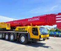 China Sany 220T Used Rough Terrain Crane Truck Mounted Mobile Crane 60000kg for sale
