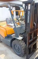 China TCM 3ton TCM FD30 Used Outdoor Forklift 4.5 Meters Height Yellow for sale
