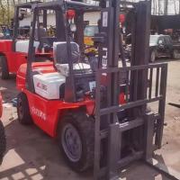 China Orange Second Hand Forklift 3.5 Ton Used HELI Forklifts With 3 Stage for sale