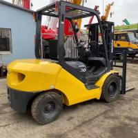 China 3ton Used Komatsu Forklift 4.5 Meters Height Used Small Forklift With Japanese Engine for sale