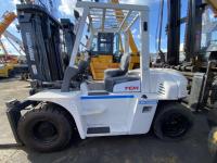 China Diesel Engine 7 Tonne Second Hand Forklift TCM 70 3 Meters Lifting Height for sale