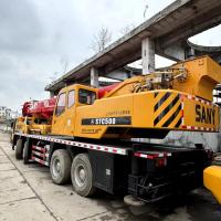 China 50 Ton Used Truck Crane Sany STC500 Second Hand Mobile Cranes for sale