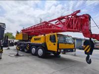 China China Famous Brand Original 100 Ton Used Sany Stc1000 Truck Crane Second Hand Hydraulic Mobile Cranes In Good Condition for sale