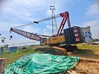 China Construction Used Spider Crane Telescoping Crawler Crane Used 150ton for sale