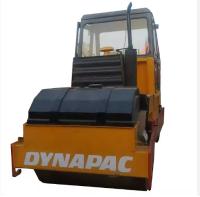 China Used Dynapac Road Roller cc211 Double Drum road Roller,Yellow versatile roller Road engineering vehicle for sale