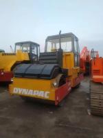 China Used Dynapac Road Roller cc211 Double Drum road Roller,Yellow versatile roller Road engineering vehicle for sale
