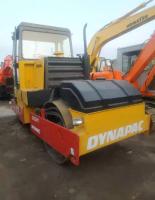 China Used Dynapac Road Roller cc211 Double Drum road Roller,Yellow versatile roller Road engineering vehicle for sale