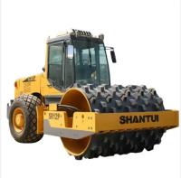 China Yellow road rolling construction vehicleShantui SR12P-5 Single Drum 10ton Compactor Vibratory Mini Road Roller for sale