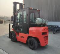 China Propane LPG And Gasoline Gas Forklift 3.5 Ton 3 Ton 2.5 Ton 2 Ton With Cabin for sale