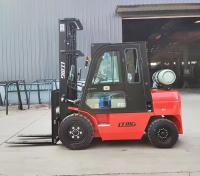 China Propane LPG And Gasoline Gas Forklift 3.5 Ton 3 Ton 2.5 Ton 2 Ton With Cabin for sale