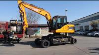 China X120 12 Ton Wheel Tracked Excavator Construction Site Mineral Resources Engineering for sale