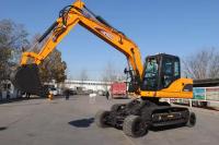 China X120 12 Ton Wheel Tracked Excavator Construction Site Mineral Resources Engineering for sale