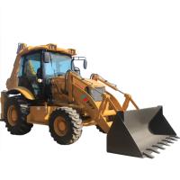 China hfeiVIFT New Promotion Large 6 7 8 Ton Diesel Power Excavating Digger Boom Backhoe Loader Easy Handling Attachments for sale