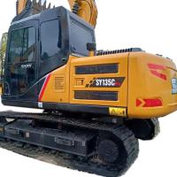 China 13 Ton 13.5 Ton Second Hand Excavator Sany SY135 SY135C SY135C-8 for sale