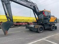 China Excellent Condition Hyundai 210w-9 Wheel Excavator 112 Kw Power for sale