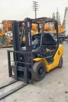 China High-Performance Used Komatsu Forklifts 30 Komatsu FD30 3 Tons Stages Duplex Masts in Eastern Europe for sale