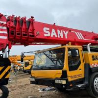 China 2021 Sany 80Ton STC800C7 Truck Crane 7-Section Arm Construction Lifting Equipment with Core Engine Used for sale