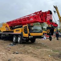 China 2021 Sany 80Ton STC800C7 Truck Crane 7-Section Arm Construction Lifting Equipment with Core Engine Used for sale