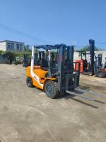 China Good Working Condition Used TCM FD30 Forklift Three Door Frame With Lifting Height 4.5 Meters for sale
