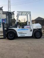 China Second Hand TCM 7 Ton Forklift FD70 With Japan Diesel Engine for sale
