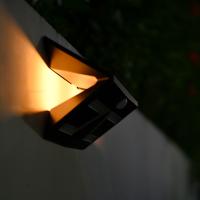 China IP65 White Black Sensitive Pir Cob Solar Powered Outside Wall Lights for sale