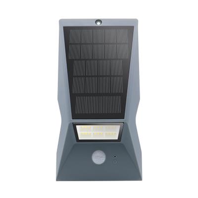 China Modern Waterproof Remote Control Pir Garden Solar Wall Light Motion Sensor for sale
