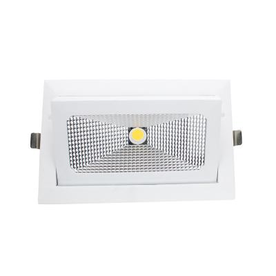China 3300 to 3600lm 30w 90 Degree  IP40 Shop 9 Inch Square Recessed LED Downlights for sale