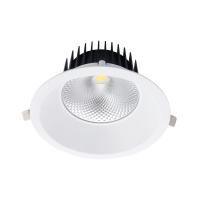 China Residential 30W 20W 40w Round COB Anti Glare LED Downlight 4000K 2700k for sale