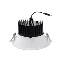 China 3000K 4000K 5000K Thin Recessed Dimmable Round COB LED Downlight 30w for sale